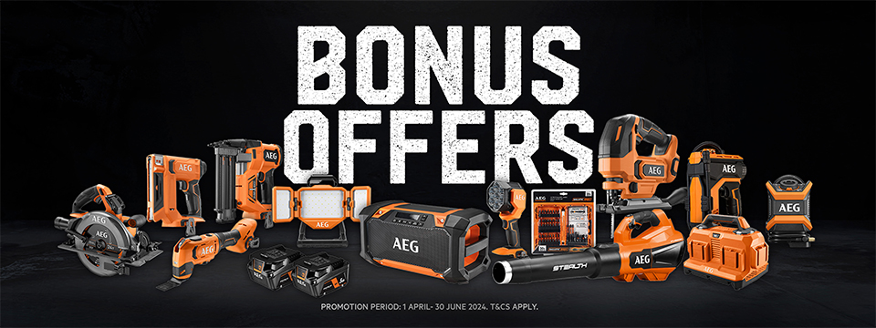 Bonus Offers | AEG Powertools